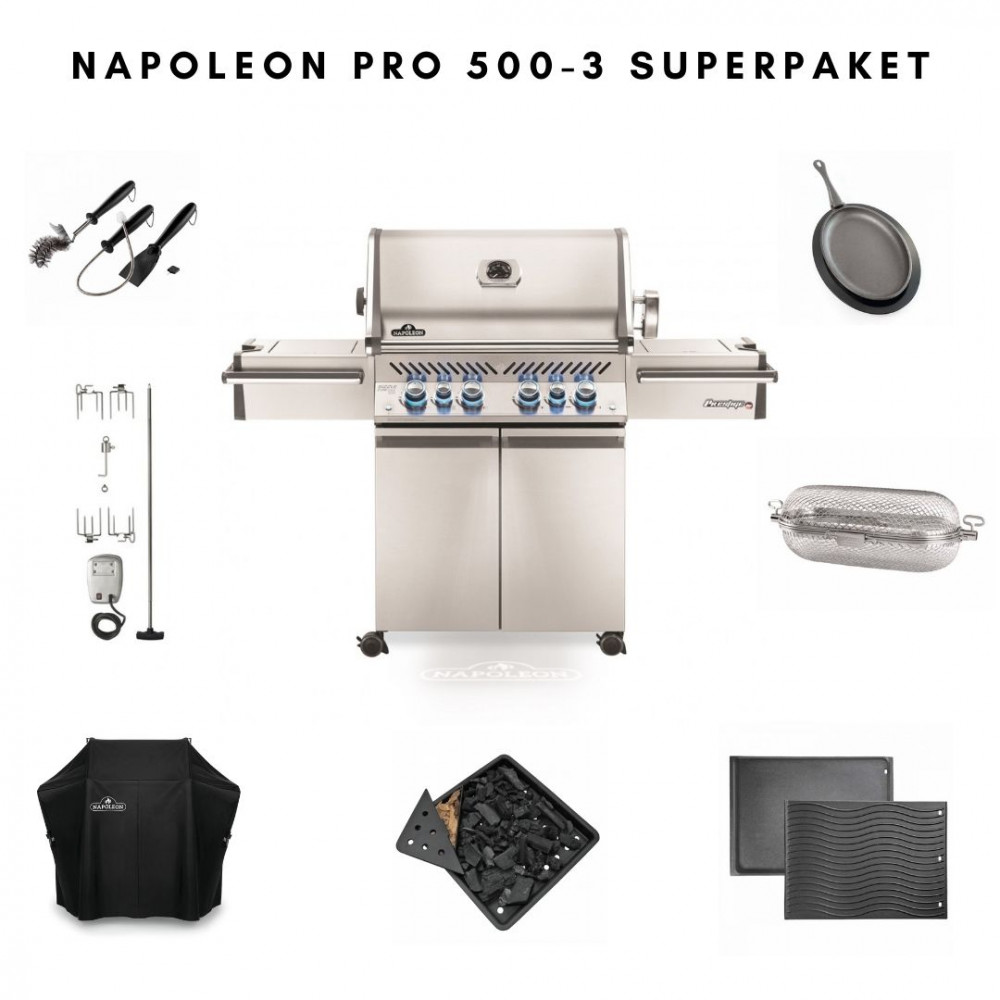 Köp Napoleon Pro 500 gasolgrill till REA hos Grillkung.se